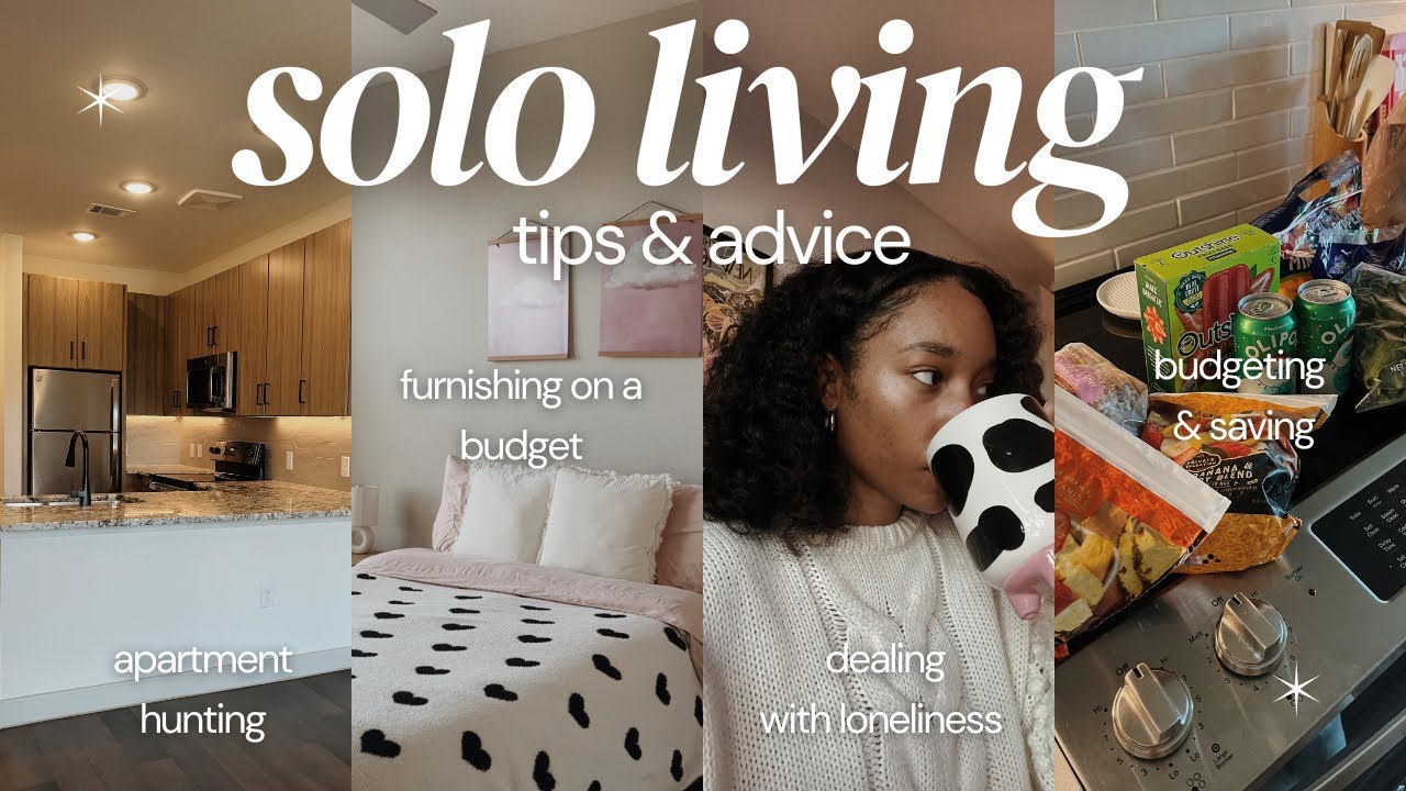 solo living tips: apartment hunting, budgeting, home decor & enjoying ...