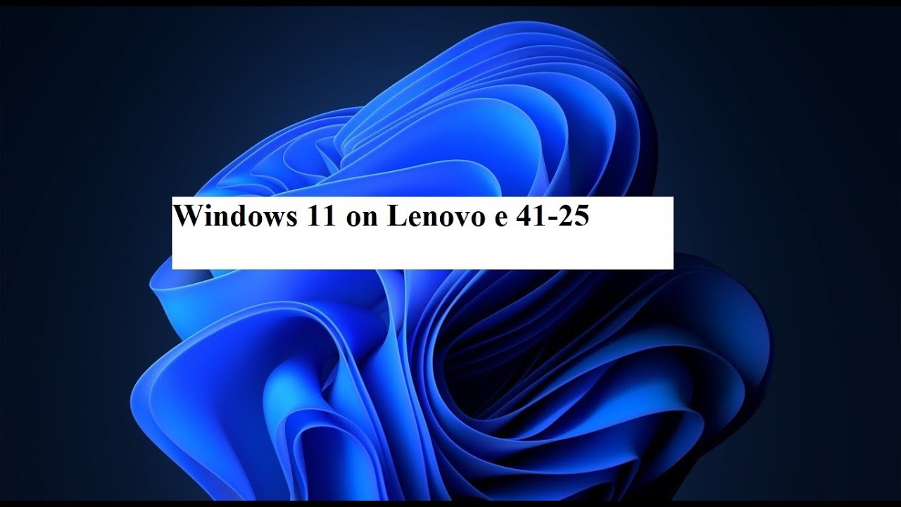 Windows 11 22h2 on Lenovo e 41-25 | Resource usage | Govt laptop - YouTube