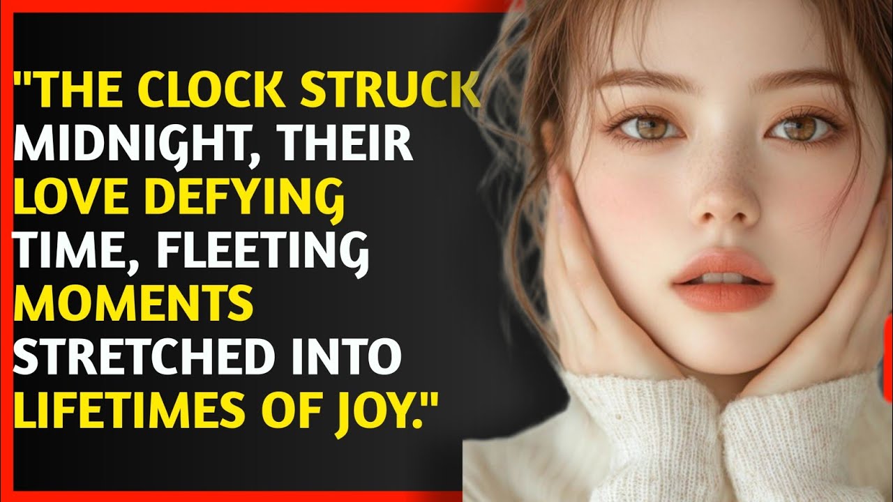 "THE CLOCK STRUCK MIDNIGHT, THEIR LOVE DEFYING TIME, FLEETING MOMENTS ...