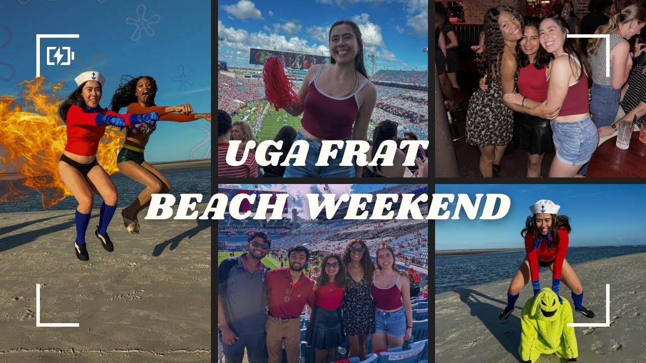 UGA FRAT BEACH WEEKEND | GA/FL GAME, DT JAX, & MORE - YouTube