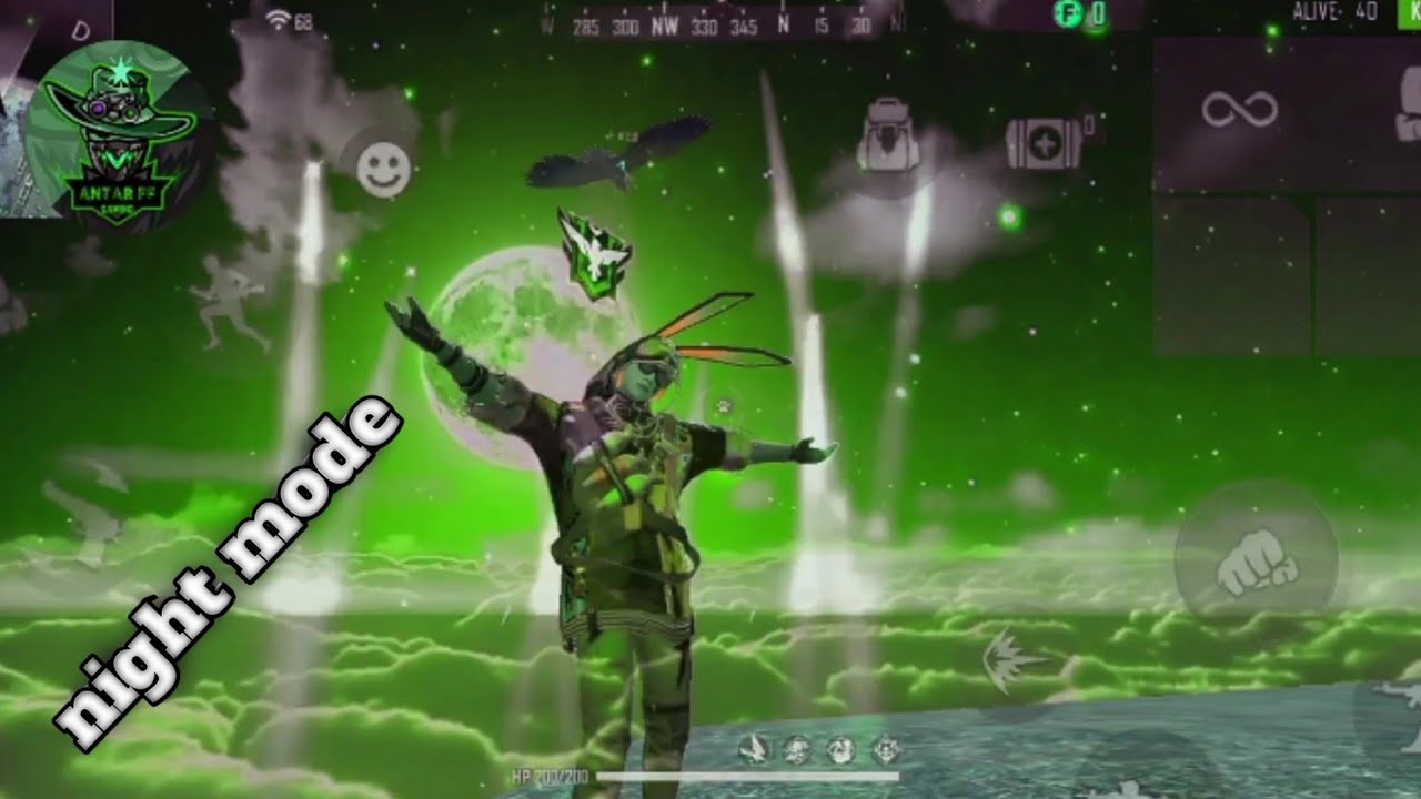 Free Fire Night Moon Sky Video | Antar FF Gaming | Free Fire | ff ...