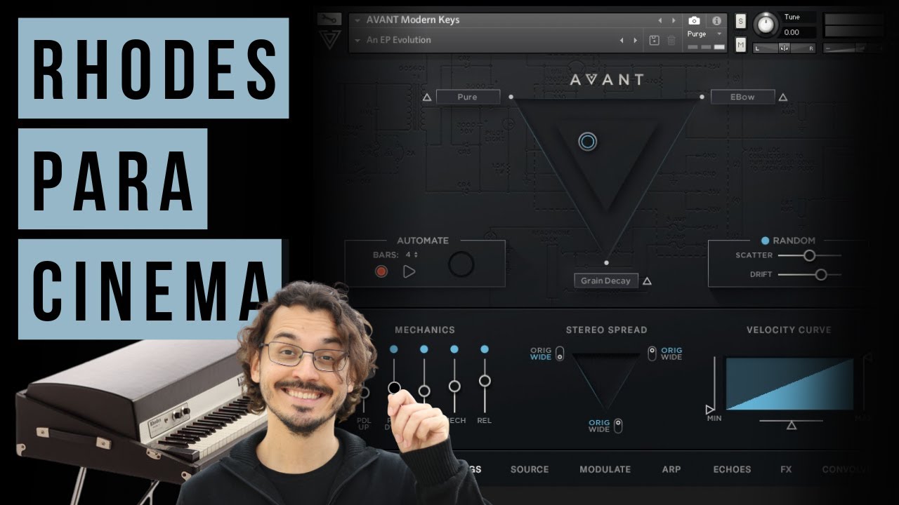 Avant: Piano Rhodes para cinema da Heavyocity - YouTube