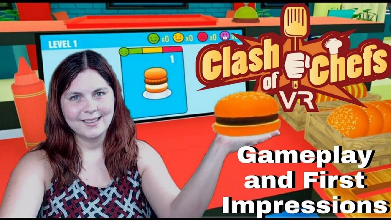 Making Burgers in VR! | Clash of Chefs Review and Gameplay | SteamVR ...