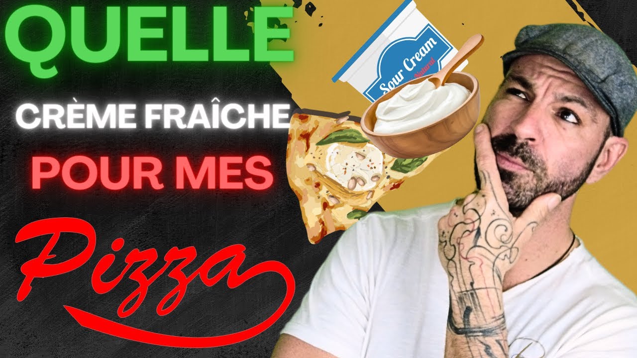 Recette de pizza à la crème fraîche 🍕Les pizzas bases blanches ! - YouTube