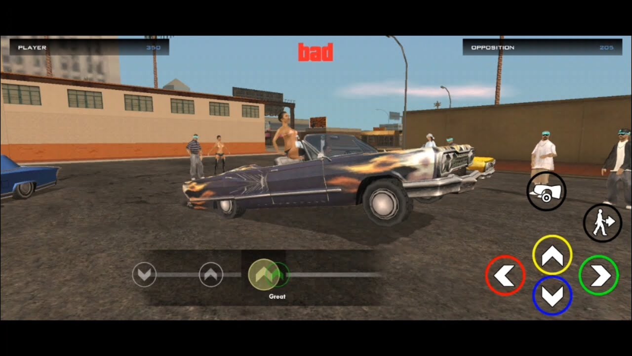 Mobile GTA: SAN ANDREAS CJ DANCING CAR (HARD MISSION) - YouTube
