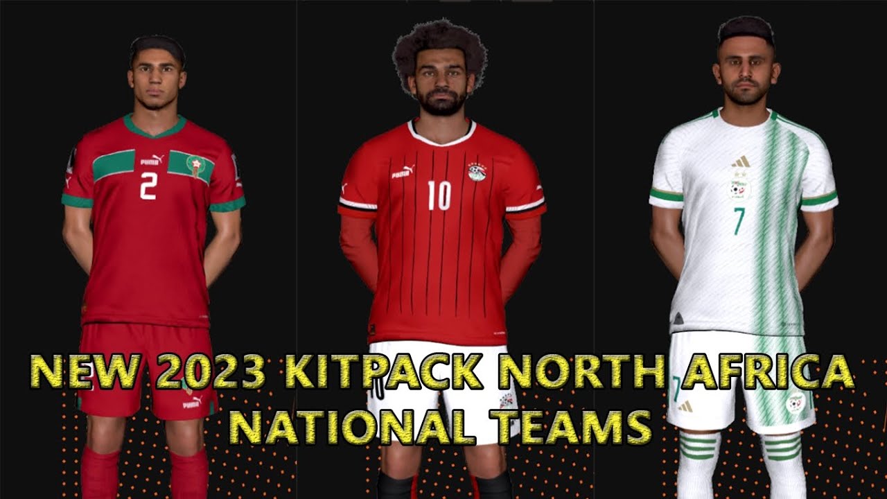 PES 2017 NEW KITSPACK NORTH AFRICAN NATIONAL TEAMS | ALGERIA MOROCCO ...