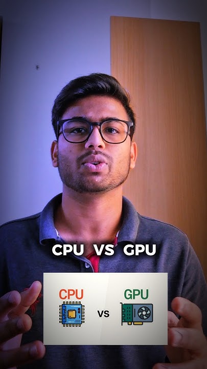 Difference b/w CPU vs GPU #electronicsmadeeasy #techlearn # ...