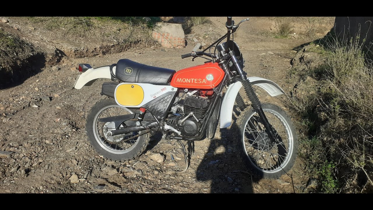 prueba dinamica montesa enduro H6 360 de 1979 - YouTube