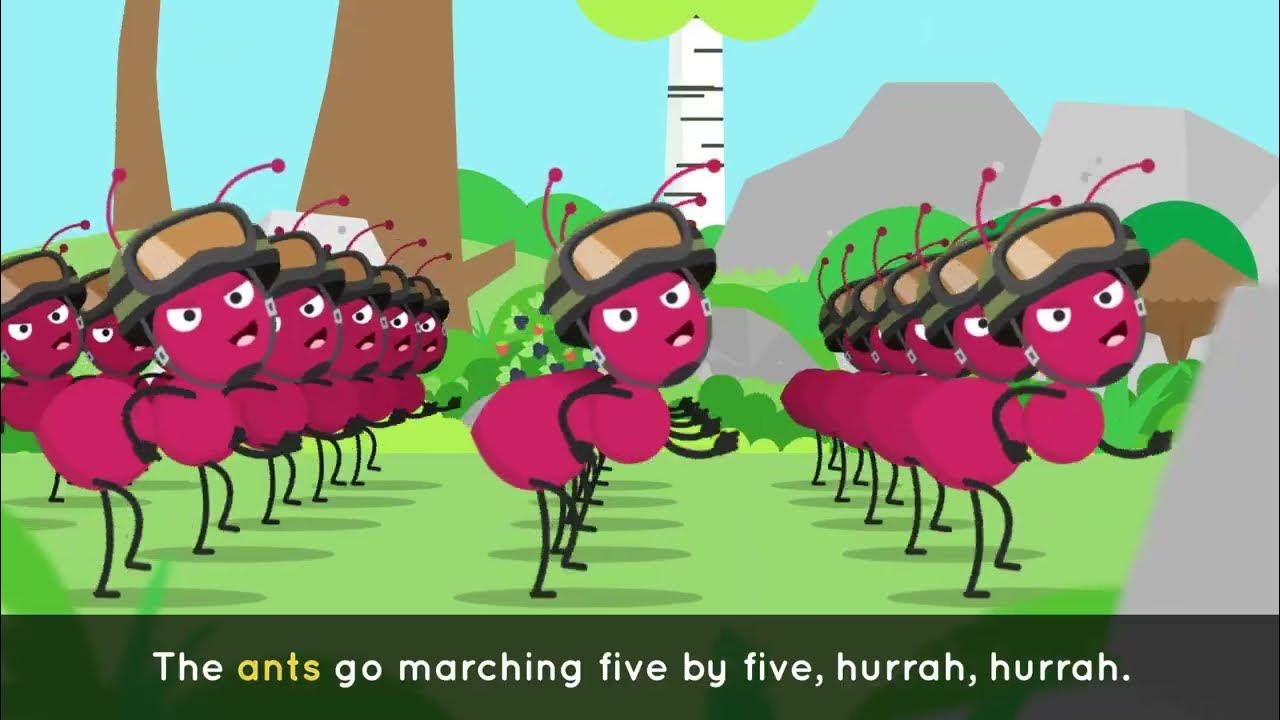 The Ants Go Marching 🐜🐜🐜 | Nursery Rhymes | Lingokids - YouTube