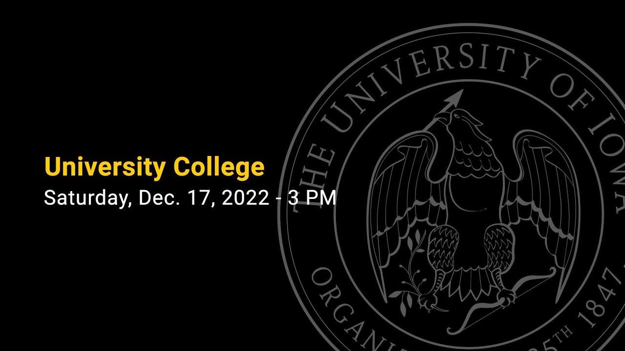 University College Commencement - Fall 2022 - YouTube