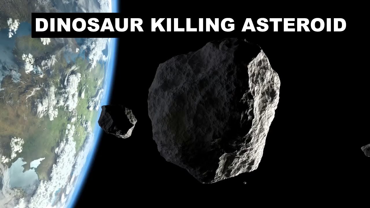 Size comparison of asteroid that killed the dinosaurs - YouTube