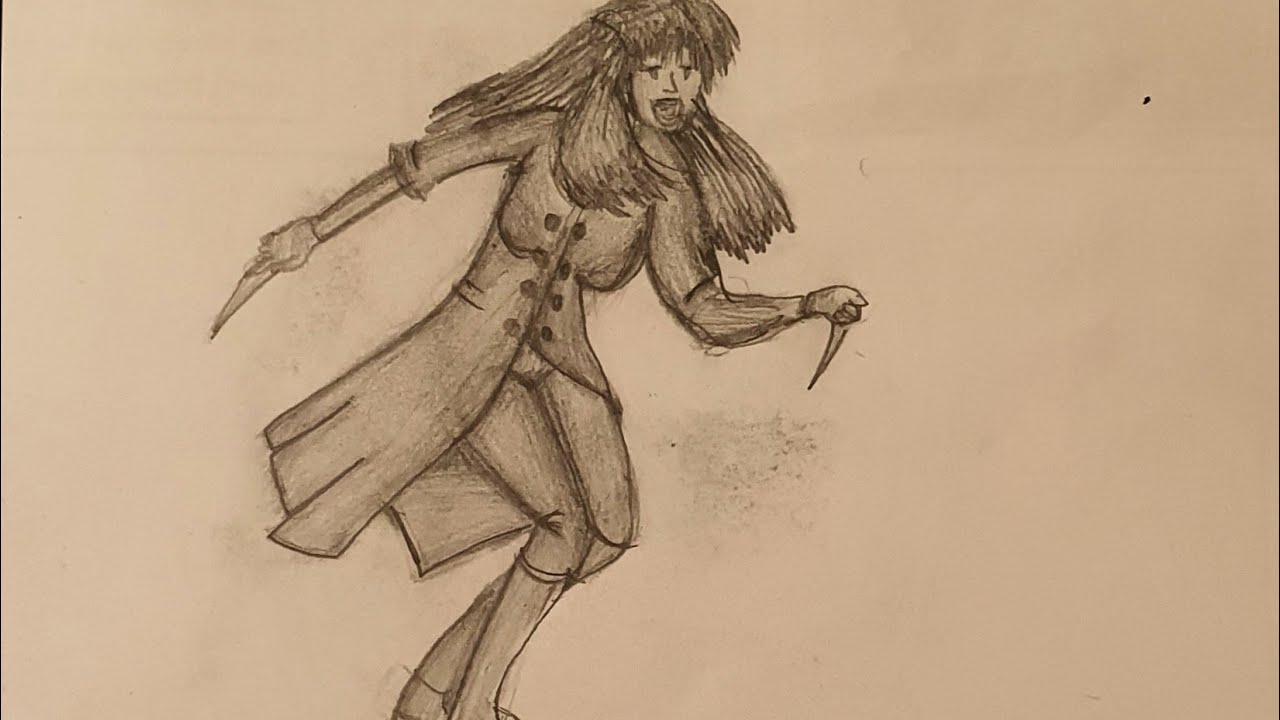 how to draw a human figure in action | Step by step tutorial ...