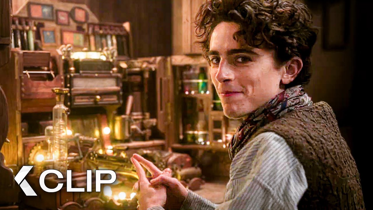 WONKA Clip - Wonka Makes Chocloate In His Travel Factory (2023) - YouTube