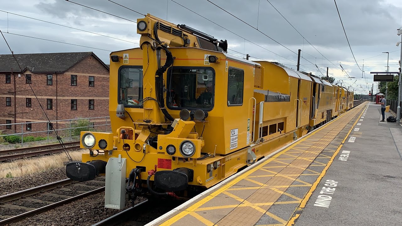 Network Rail Tampers DR80302 & DR80303 Passing Northallerton With Tones ...