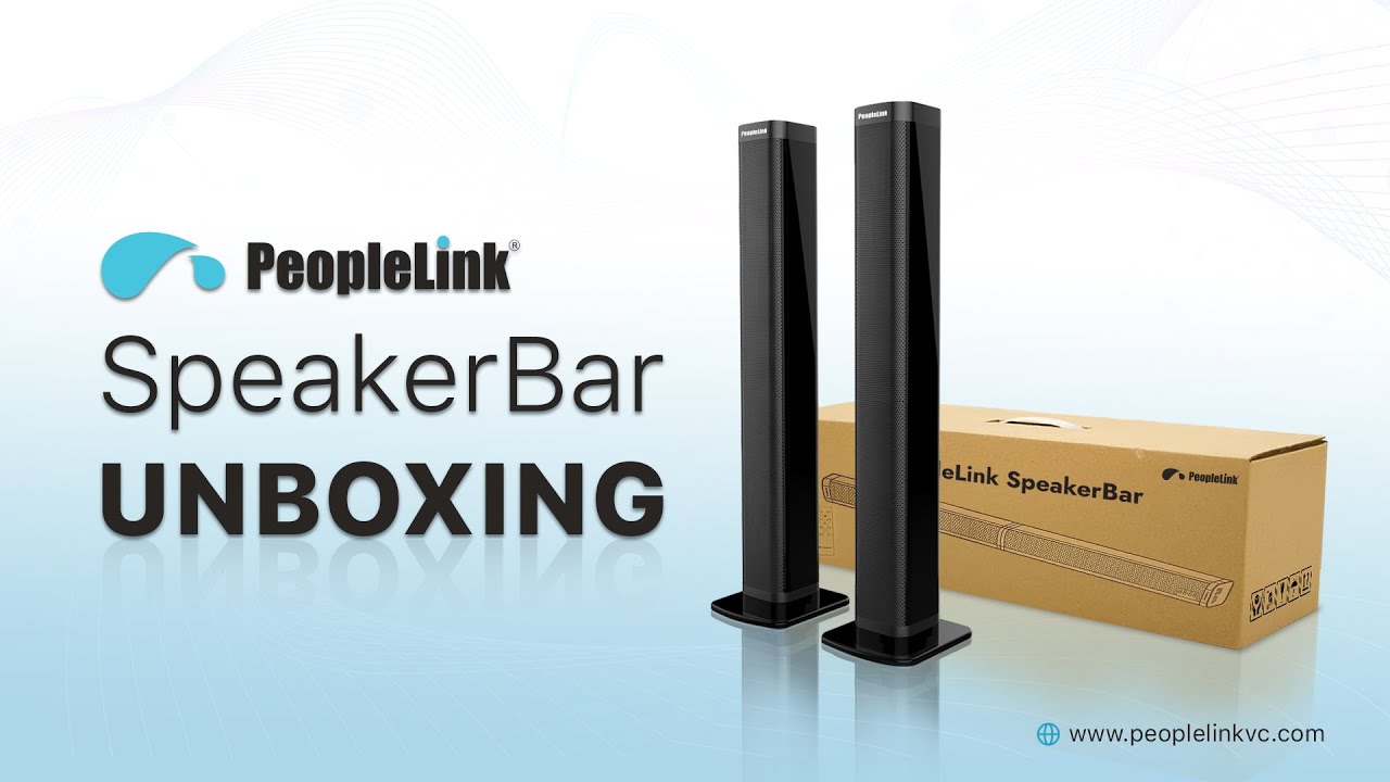 PeopleLink SpeakerBar - Unboxing HD Audio Device for Top Teaching and ...