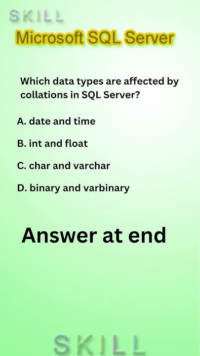 Microsoft SQL Server - YouTube