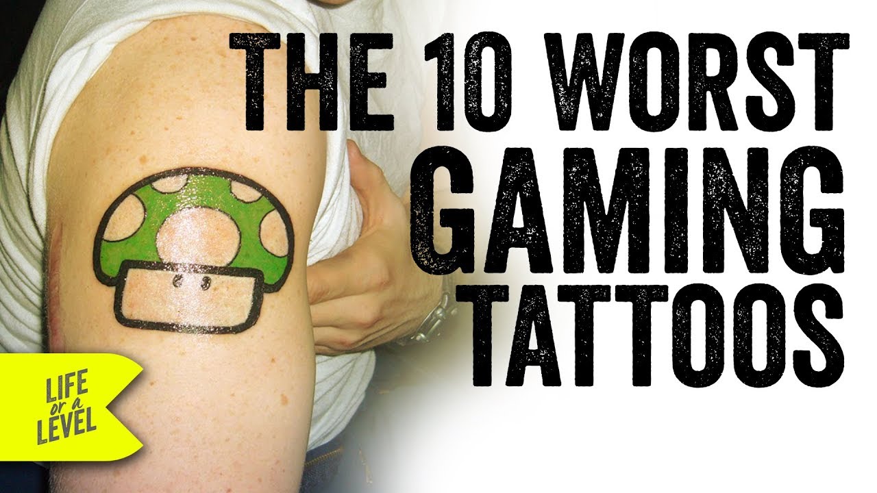 Top 10 Worst Gaming Tattoos - YouTube