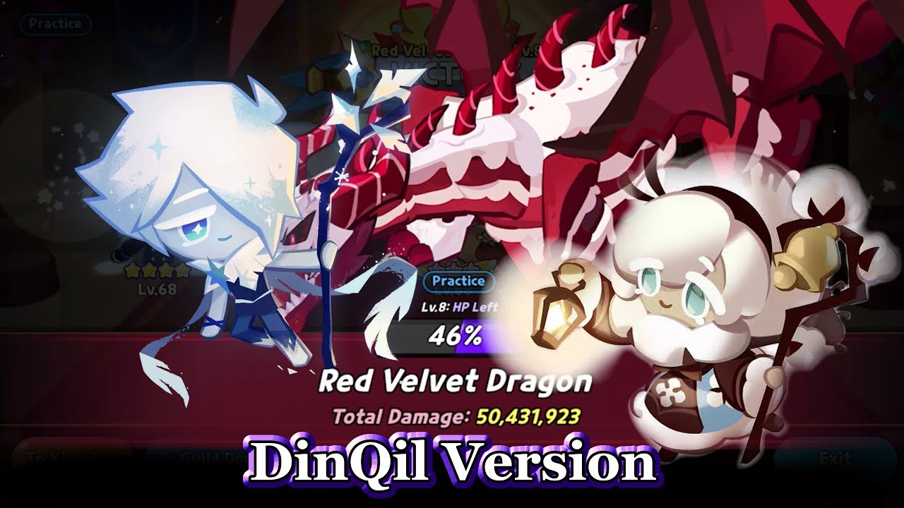 Sweet Couple Against Red Velvet Dragon || Guild Battle || Cookie Run ...