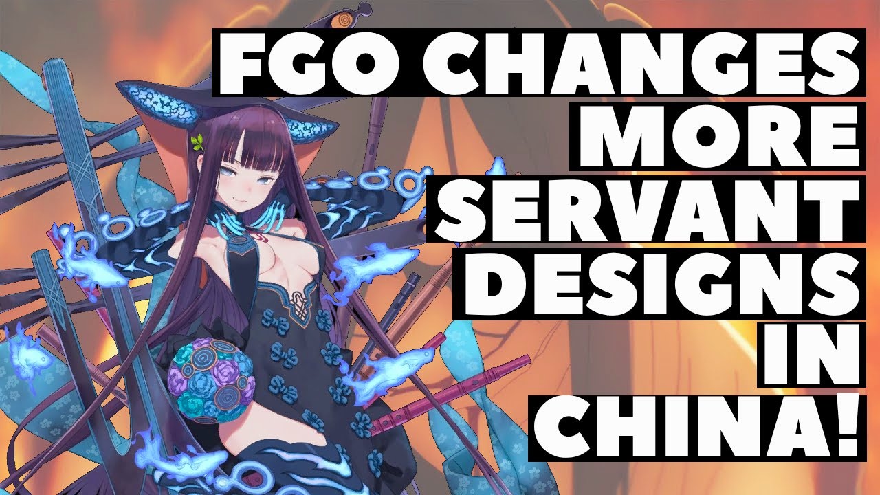 Fate/Grand Order Changes MORE Servant Designs in China! - YouTube