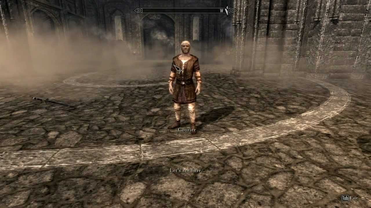 Badass Courier in Skyrim - YouTube