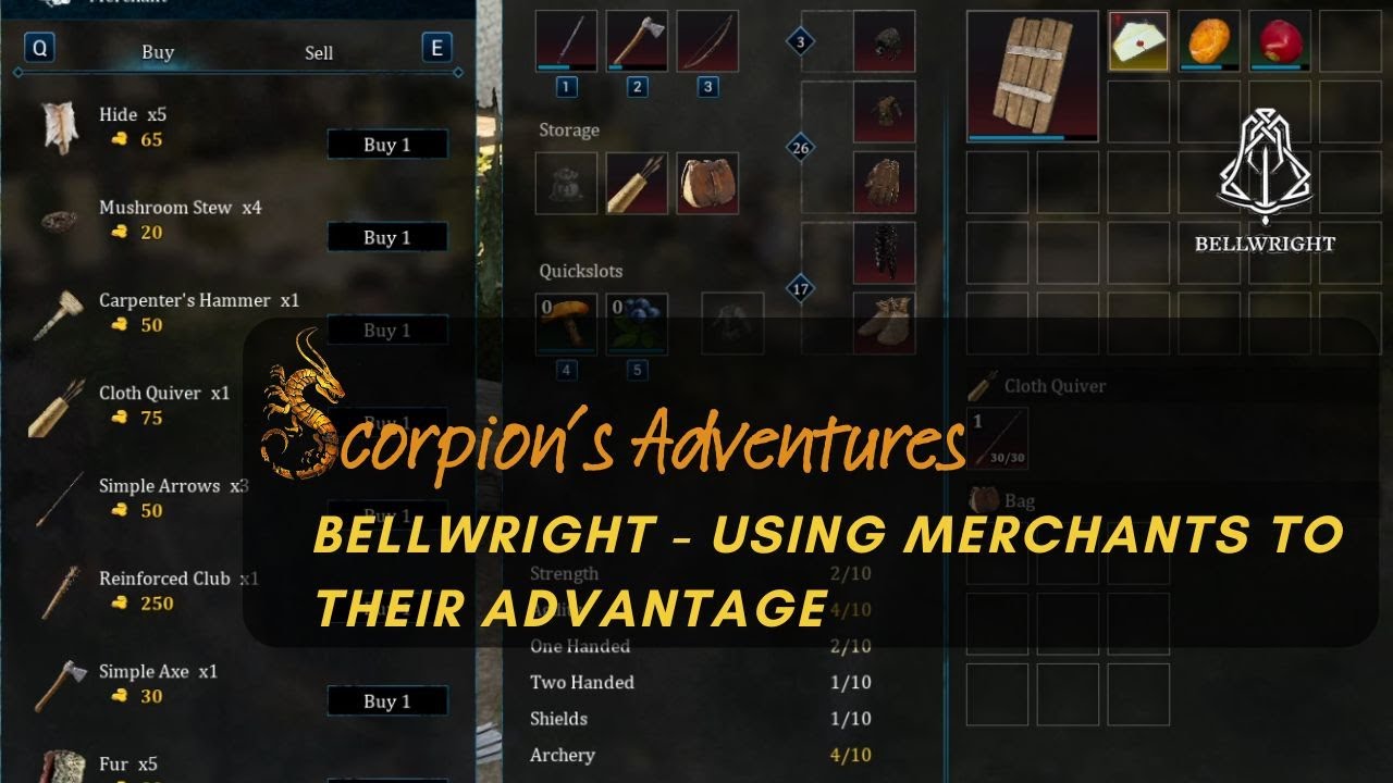 Bellwright - Using Merchants to your advantage - YouTube