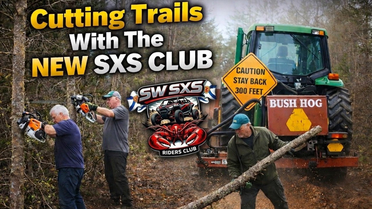 Cutting Trails With The NEW SXS CLUB - YouTube