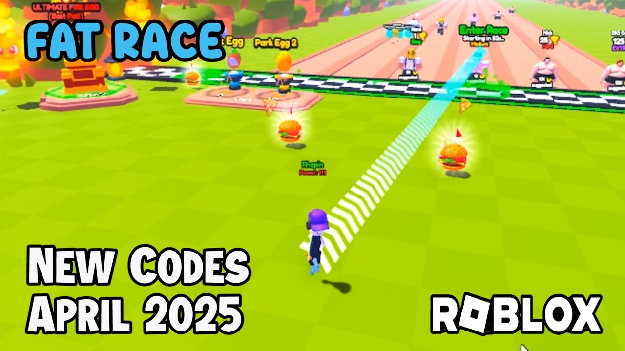 Roblox Fat Race New Codes April 2025 - YouTube
