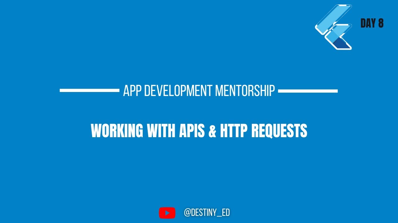 Day 8: Working with APIs & HTTP Requests - YouTube