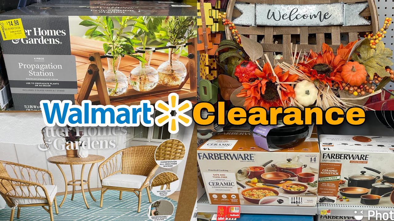 walmart clearance/ fall decor - YouTube