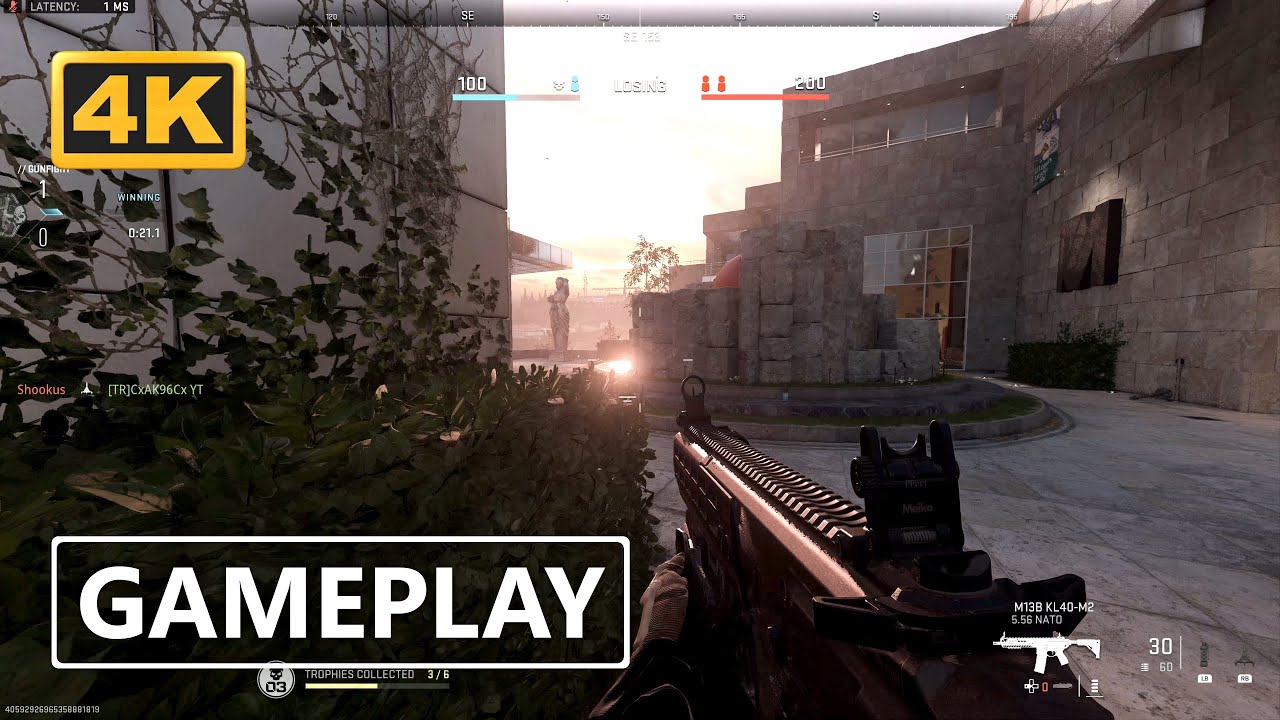 GUNFIGHT | CoD Modern Warfare 2 Gameplay 4K - YouTube