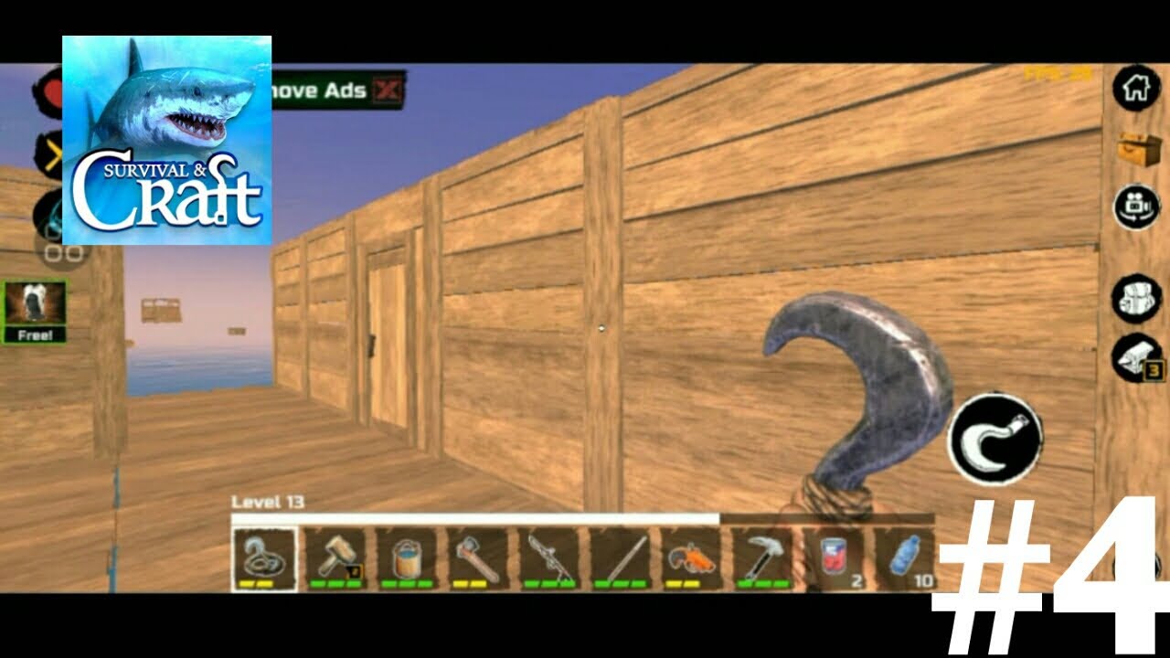 Survival & Raft: Multiplayer mobile Gameplay Walkthrough #4 (ANDROID,PC ...
