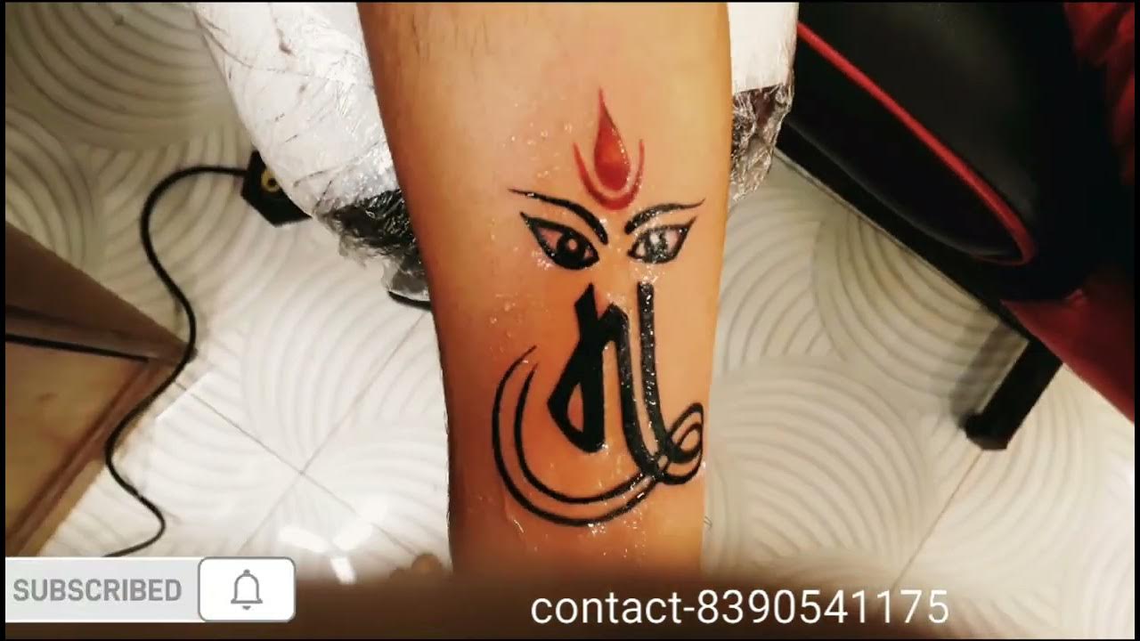 माँ 🙏maa Tattoo designs jai Mata di Tattoo done by Jalendra jai Singh ...