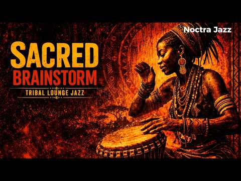 Tribal Lounge Jazz for Brainstorming 🌙 Sacred Afro Ritual Midnight Ideas Session (1 Hour)