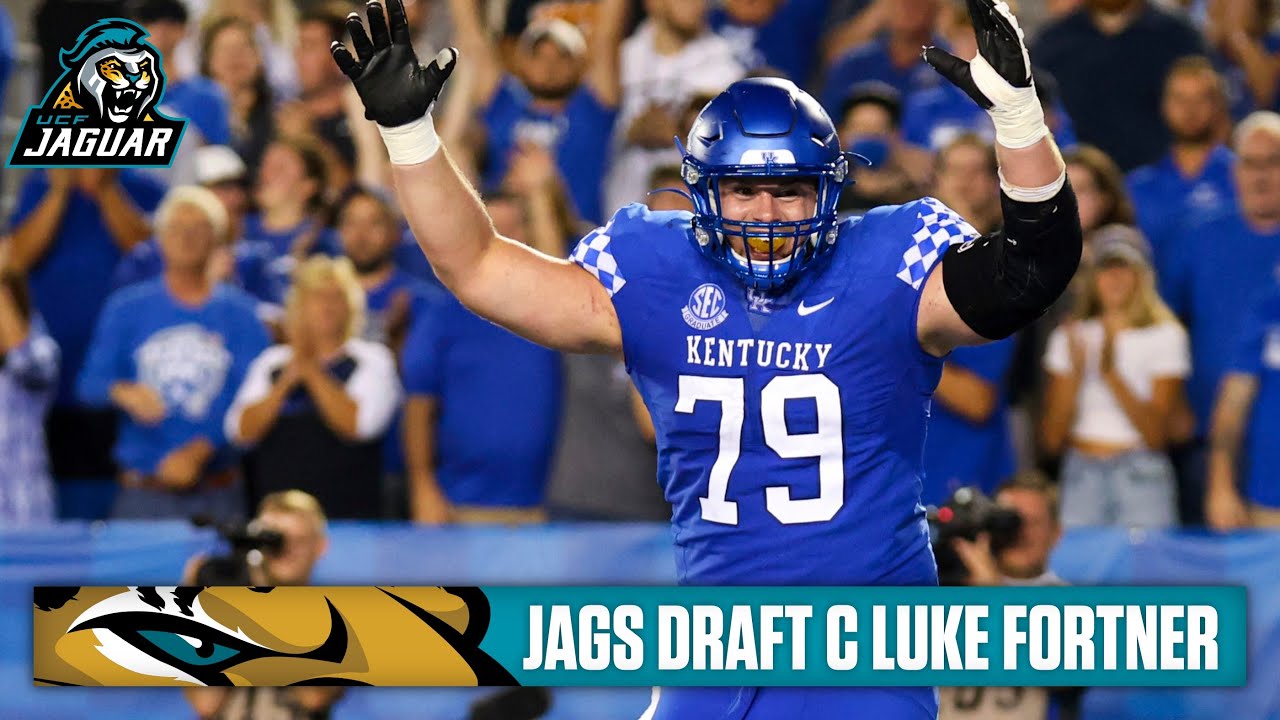 Jaguars Draft C/G Luke Fortner at 65 Overall - YouTube