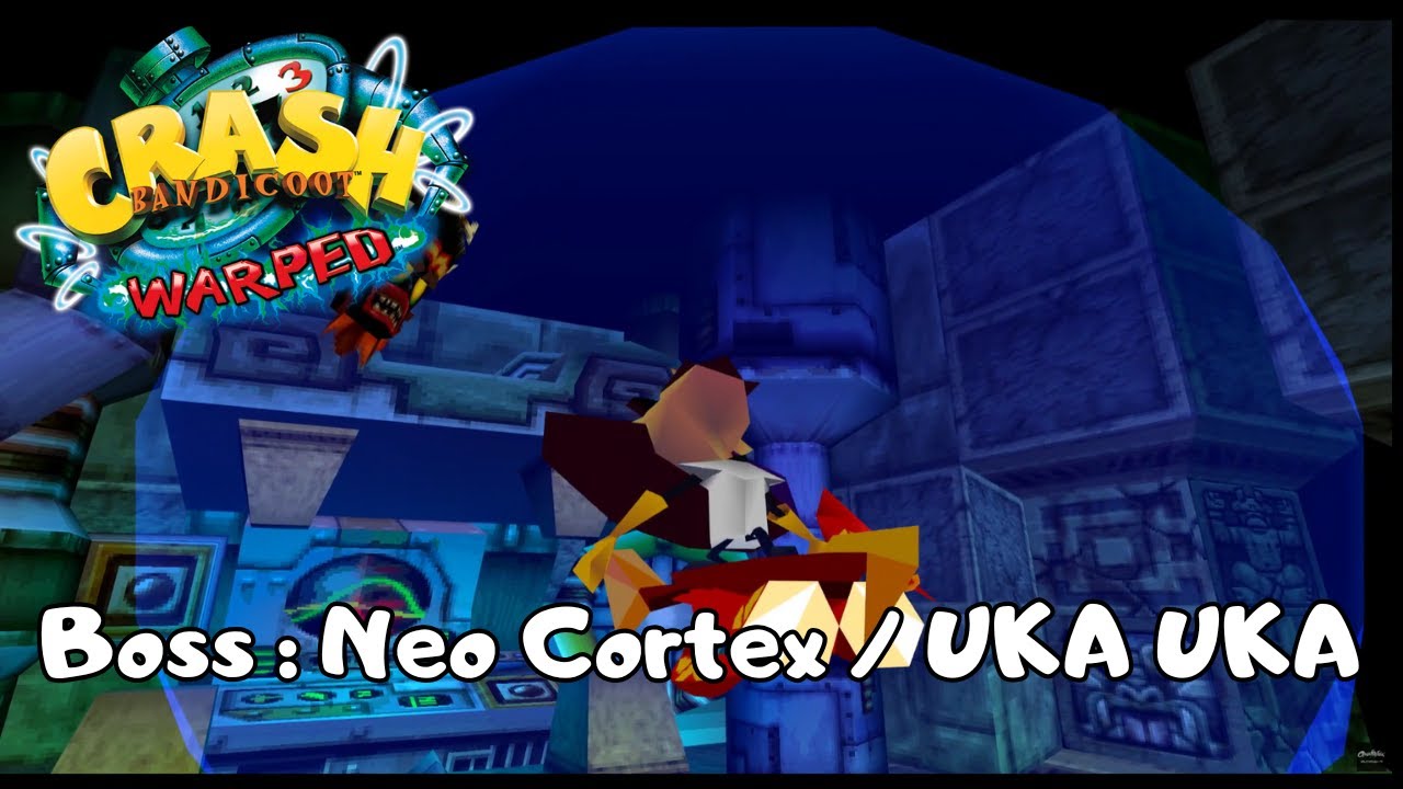 Crash Bandicoot 3 : Warped - Boss Final : Neo Cortex 100% (1080p60/FR ...