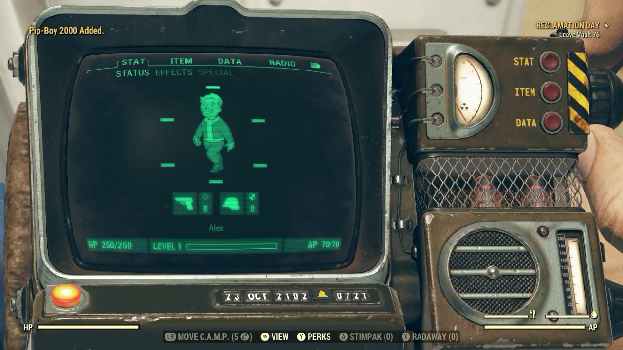 Vault 76 Pipboy - YouTube