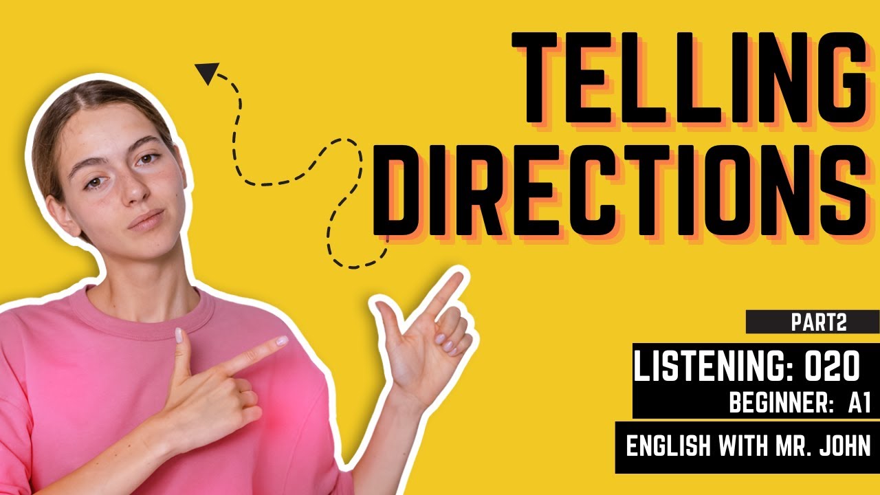 #beginners A1|Looking the Map and listen to the directions| English ...