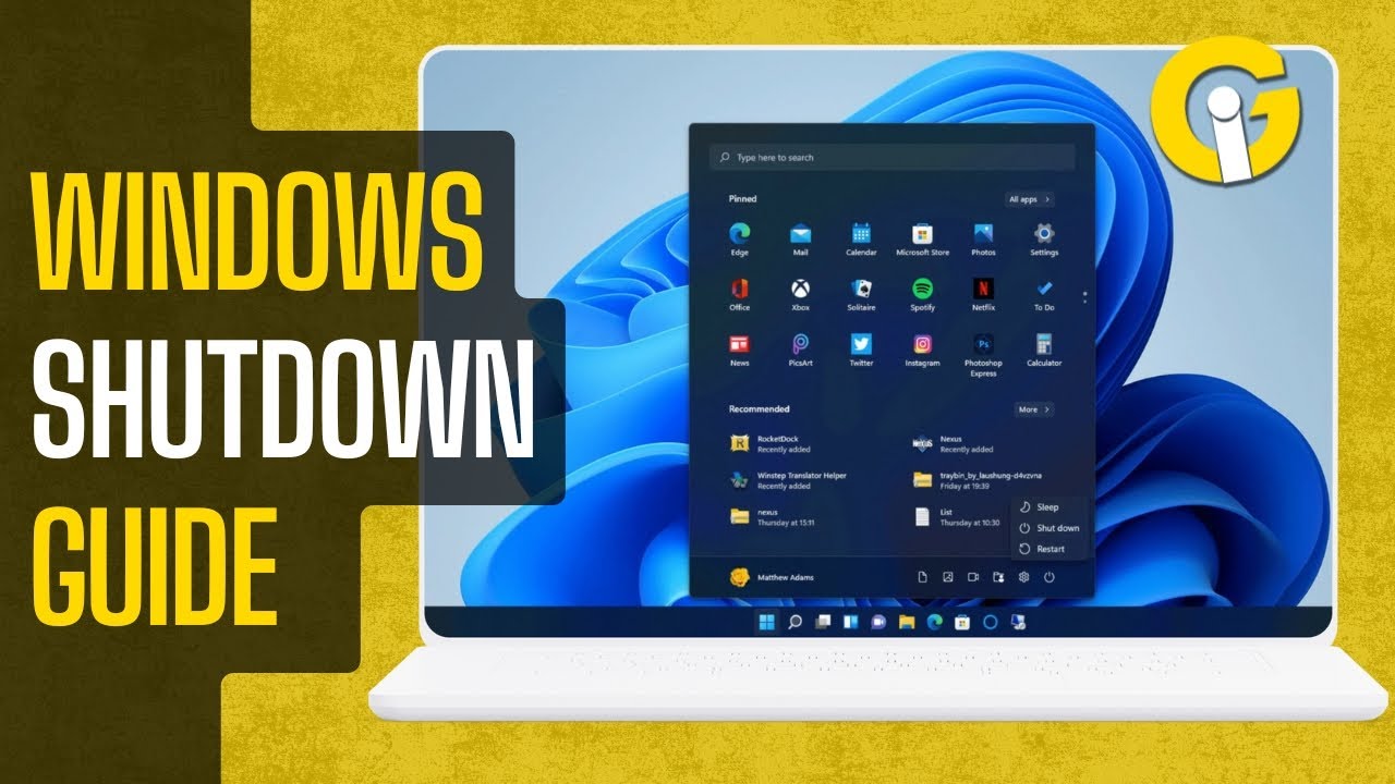The Right Way to Shut Down Windows: Protect Your PC - YouTube