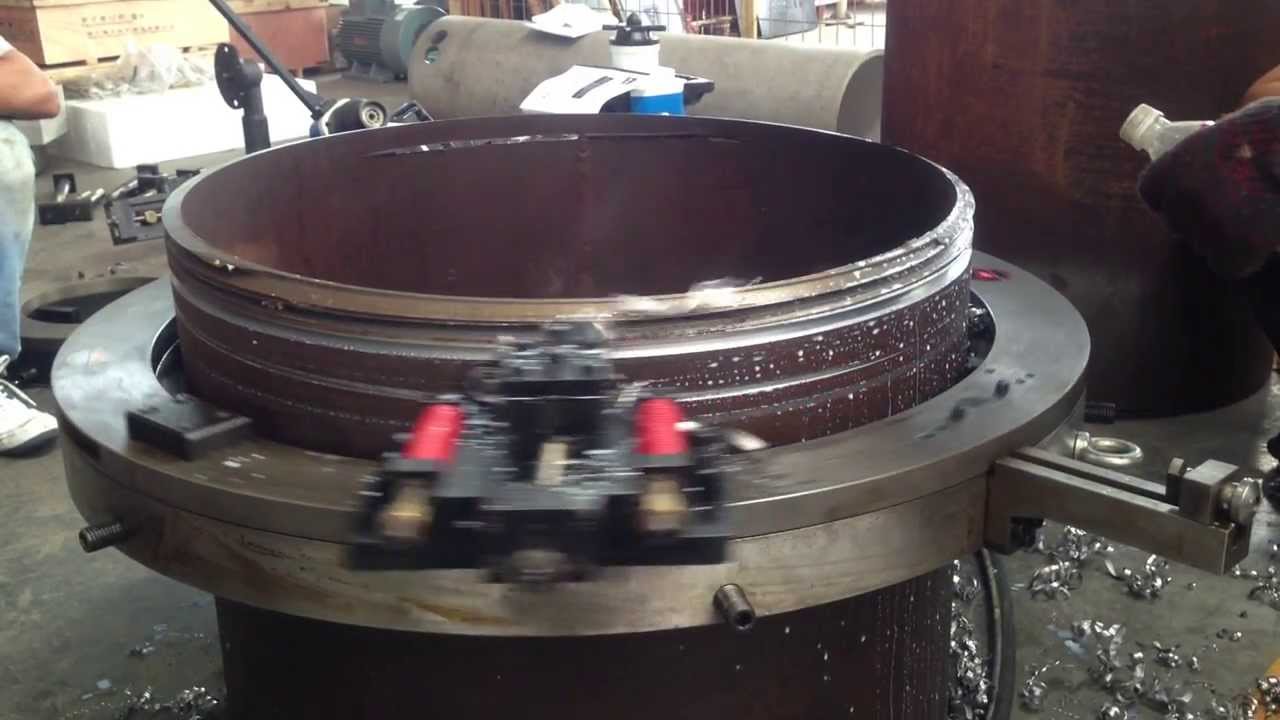 Heavy Duty Clamshell for cold pipe cutting high wall-thickness (2 ...