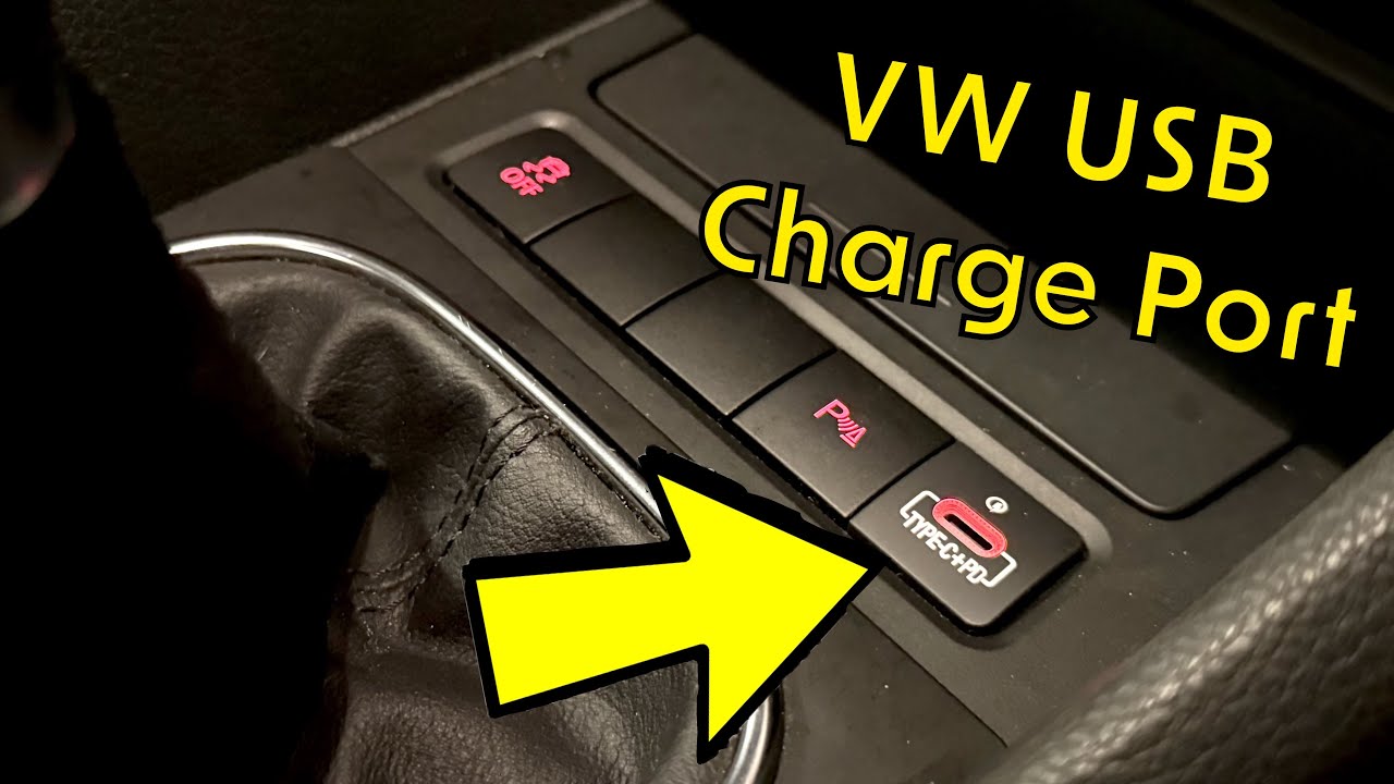 Golf MK6/MK5 USB Charger Installation. VW OEM Look USB Charging Socket ...