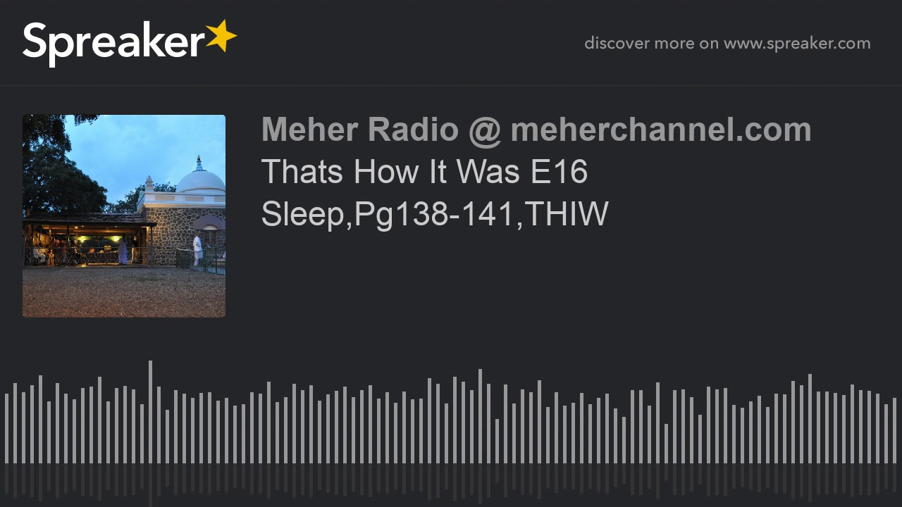 Thats How It Was E16 Sleep,Pg138-141,THIW - YouTube