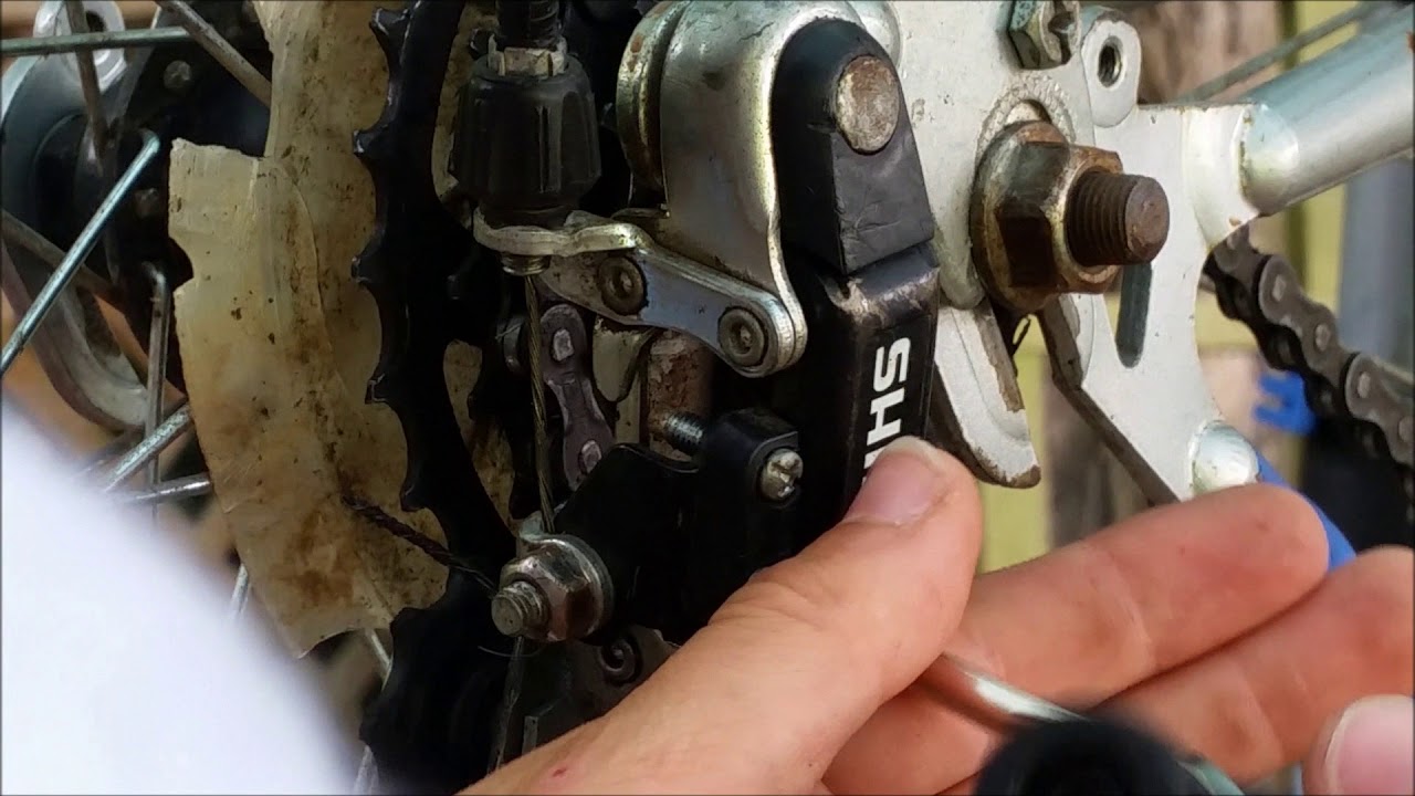 How to Adjust a derailleur - YouTube