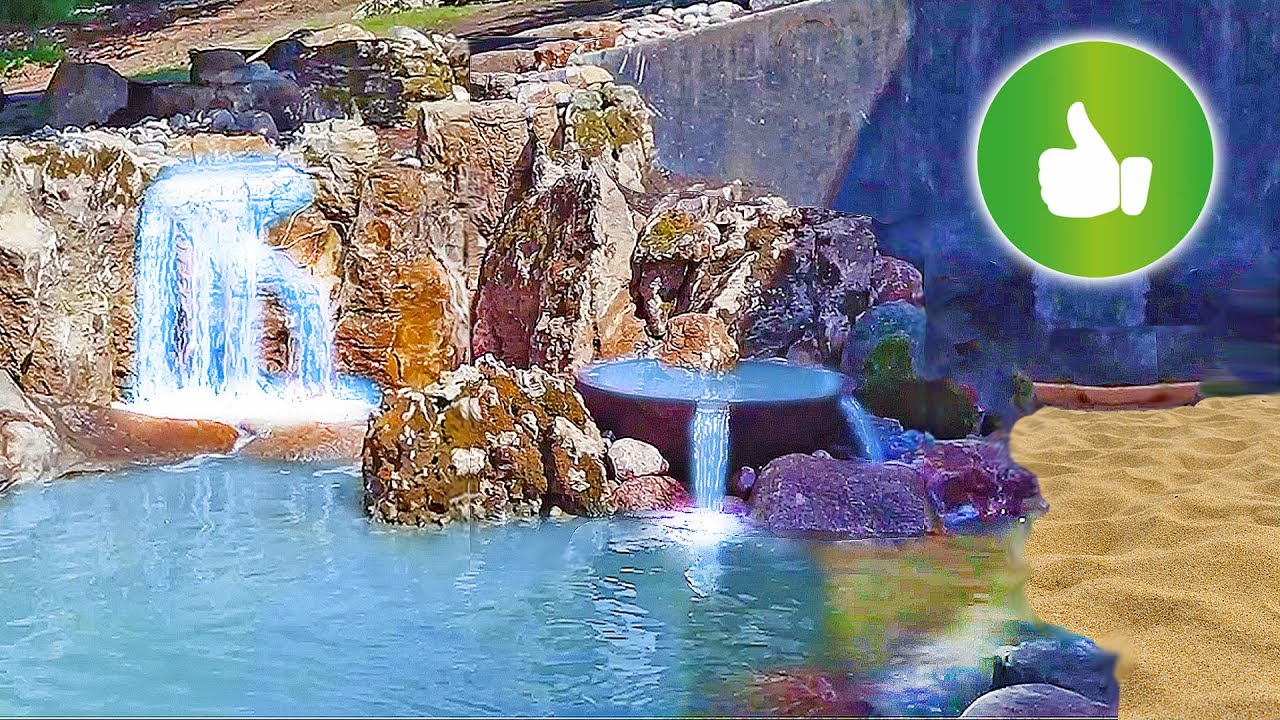 Sand BEACH POND - REVEAL! - YouTube