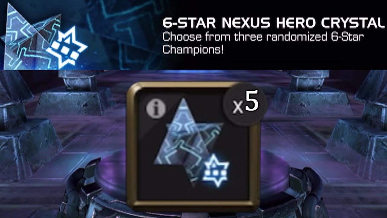 x5 6 Star Nexus Crystals + 1 Featured 6 Star Crystal - YouTube