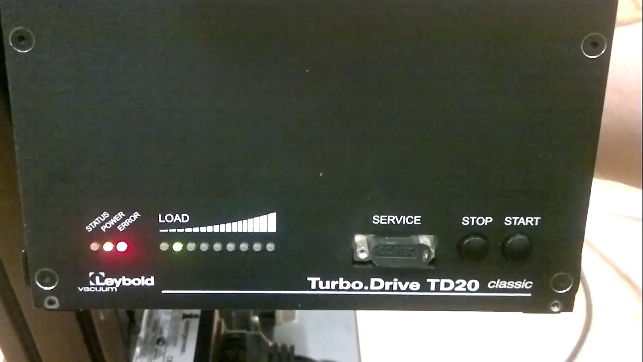 05-07-2017 leybold turbodrive td20 error turbovac 151 - YouTube
