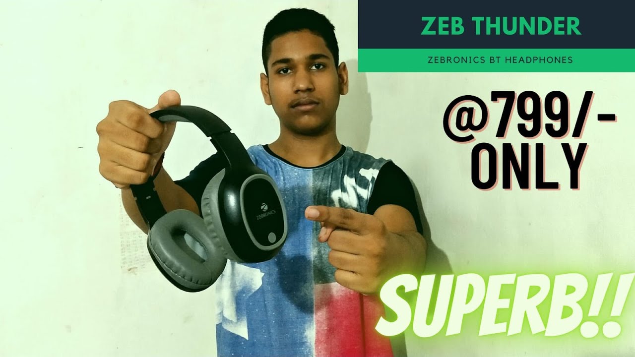 My best budget headphones|Zebronics Zeb Thunder||Aman Kumar Yadav - YouTube