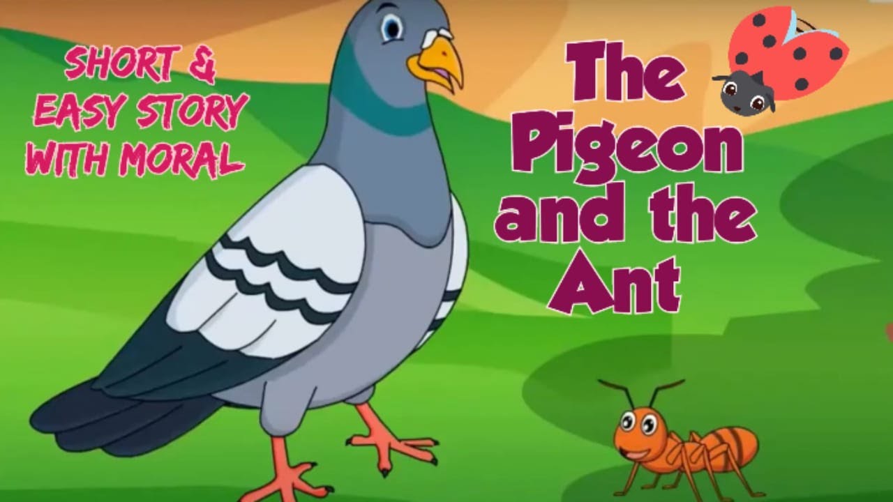 The Pigeon and The Ant |The Ant & The Dove |CBSE UKG Story | Moral ...