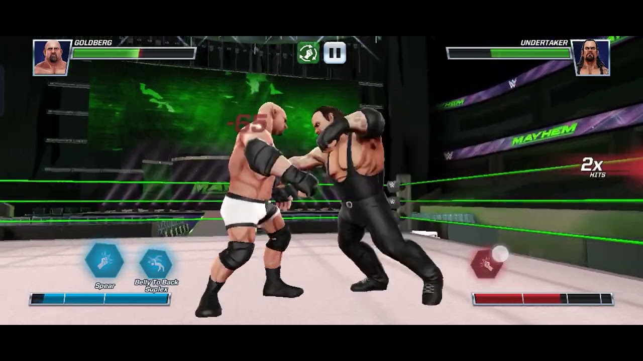 Goldberg VS The Undertaker WWE Match 👑 - YouTube