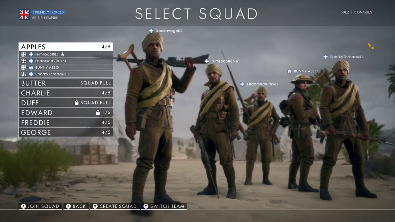 BF1 - squad ep1 pt2 - (XB1/ENG) US - 111th Savage Legion - # ...