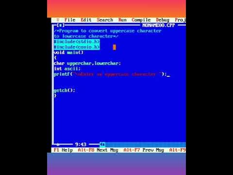 Write a C program to convert uppercase character to lowercase character ...